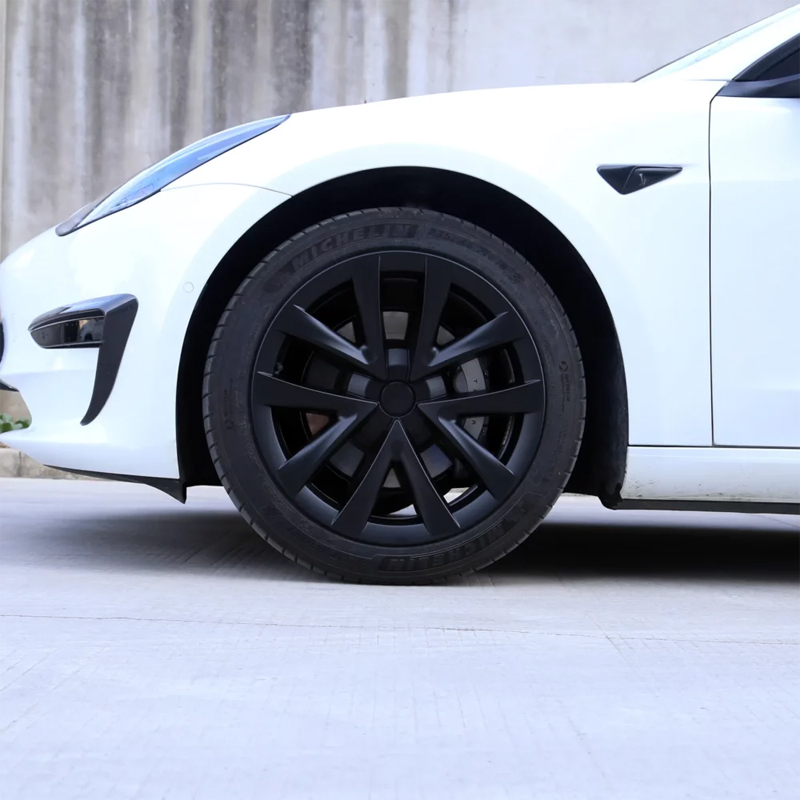 18″ Plaid Style Hubcaps – Model 3 (2019-2023) - Tesla Gear, UK