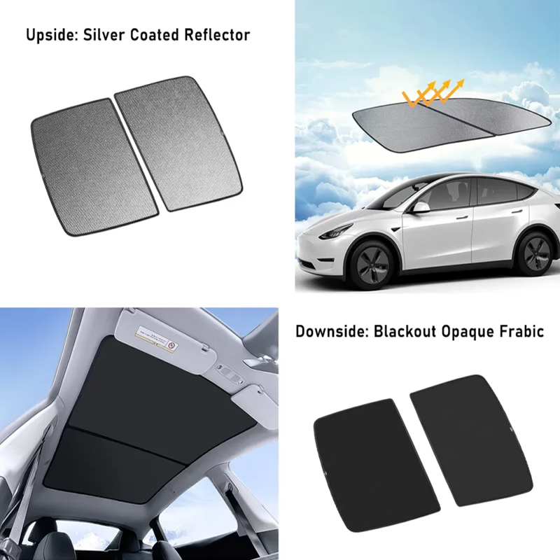 Premium Glass Roof Sunshade for Tesla Model Y » Teslagear