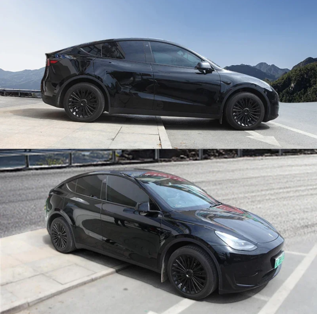 19″ BLADE HUBCAPS (V2) – MODEL Y/Full Blade Style - Tesla Gear, UK